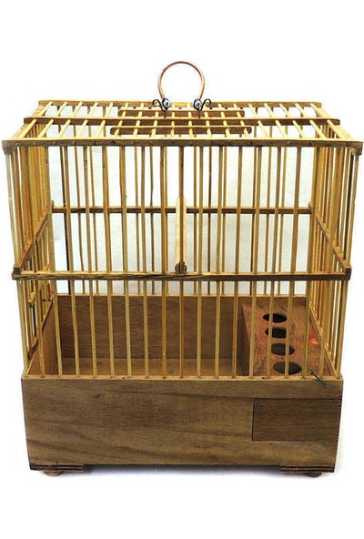 Fatih-Pet Bambu Saka Kafes 17X28X32 cm