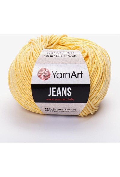 Yarnart Yarnart Jeans Sarı - 88 Yarnart Yarnart Jeans Sarı - 88