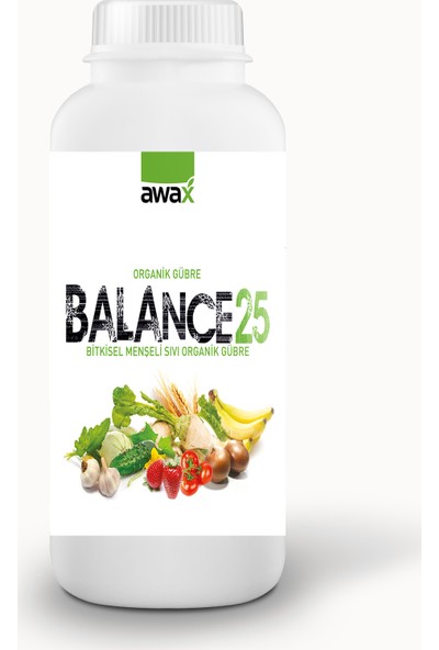 Awax Balance Humik-Fulvik Asit Sıvı Organik Gübre 1 lt