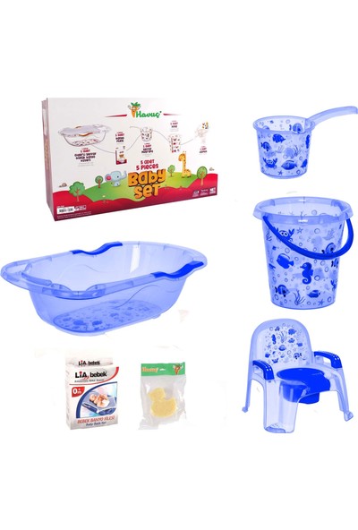 Havuç Bebek Banyo Küvet Seti 6'lı