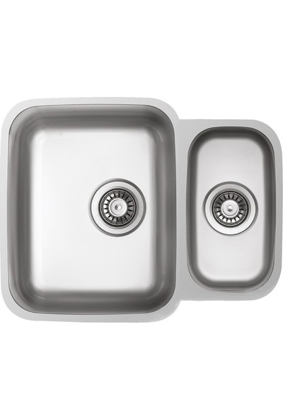 Ukinox Zeta D Çelik Eviye