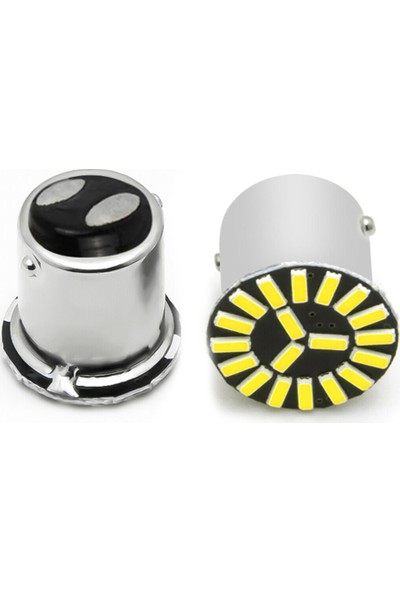 C9 P21W 1157 BAY15D Çift Duy Sinyal Stop LED Ampul 19 Smd C9 P21W 1157 BAY15D Çift Duy Sinyal Stop LED Ampul 19 Smd