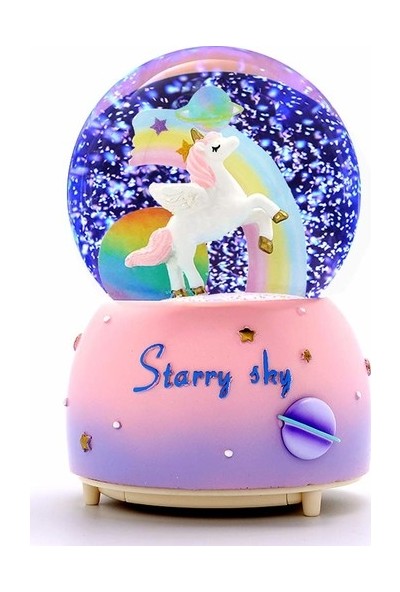 ŞifaiNur Orta Boy Unicorn Kar Küresi Işıklı Müzikli+Pil ŞifaiNur Orta Boy Unicorn Kar Küresi Işıklı Müzikli+Pil