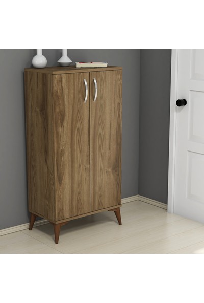 FERNISO 2 Kapaklı 4 Bölmeli Ayakkabılık - Full Hud