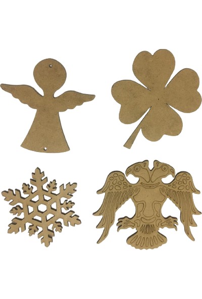 Palet Sanat Ahşap Karma 4 Lü Set 2.7 mm (Mdf Obje) Palet Sanat Ahşap Karma 4 Lü Set 2.7 mm (Mdf Obje)