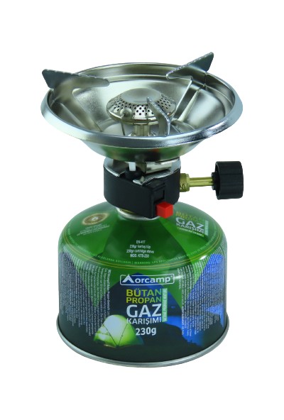 Orcamp Çakmaklı ve Rüzgarlıklı Kamp Ocak | 230 Gram Tüplü Set Orcamp Çakmaklı ve Rüzgarlıklı Kamp Ocak | 230 Gram Tüplü Set