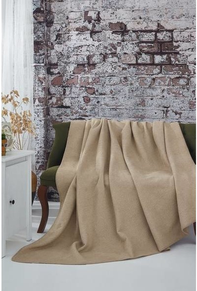 Sesli Home Darcy Exclusive Tek Kişilik Pamuklu Battaniye 150X200 Cm-Exclusive