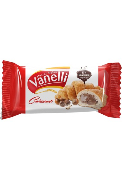 Vanelli Çikolata Dolgulu Kruvasan 45 gr x 24