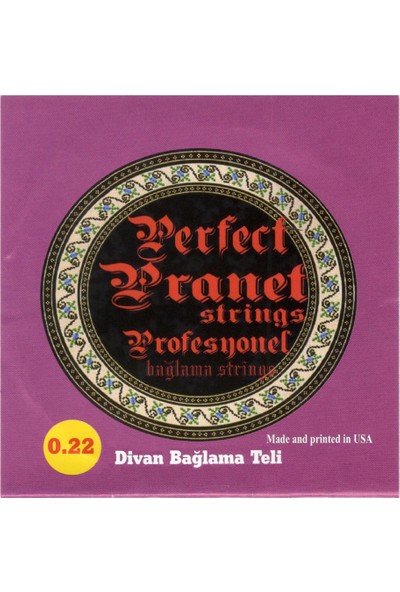 Ses Müzik Aletleri Divan Bağlama Teli 0.22 BAT022