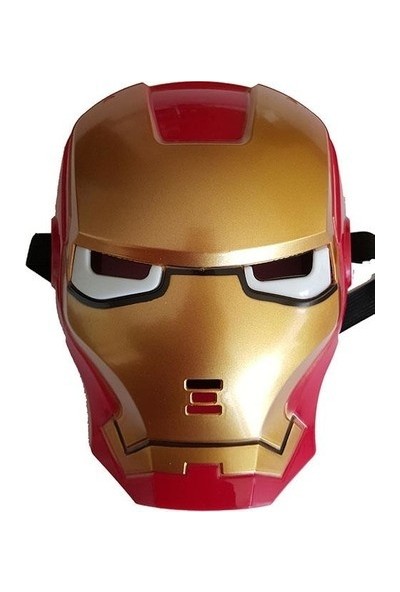Samur LED Işıklı Iron Man Demir Adam Maskesi Samur LED Işıklı Iron Man Demir Adam Maskesi