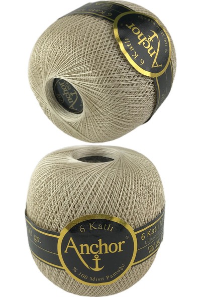 Anchor Dantel İpliği Ekru Ağ İpliği