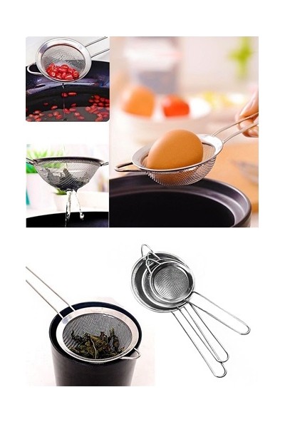 İndirim Kap Lüx Paslanmaz Metal 3 Boy Çay& Bitki Süzgeci İndirim Kap Lüx Paslanmaz Metal 3 Boy Çay& Bitki Süzgeci