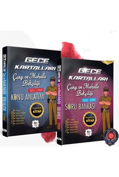 Liyakat Yayınları 2'li Set Gece Kartalları Çarşı ve Mahalle Bekçiliği Alımına Özel -2021 Baskı Hazırlık Konu Anlatımı + Soru Bankası Liyakat Yayınları 2'li Set Gece Kartalları Çarşı ve Mahalle Bekçiliği Alımına Özel -2021 Baskı Hazırlık Konu Anlatımı + Soru Bankası