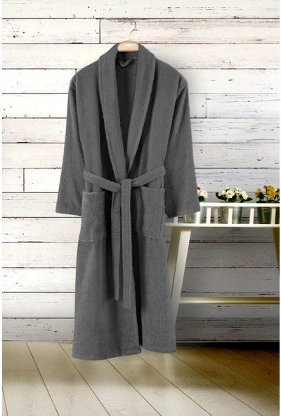 Ephemeris Pamuk Premium Bay Bornoz - Antrasit Ephemeris Pamuk Premium Bay Bornoz - Antrasit