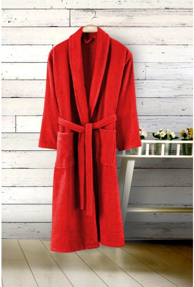 Ephemeris Pamuk Premium Bayan Bornoz - Kırmızı Ephemeris Pamuk Premium Bayan Bornoz - Kırmızı