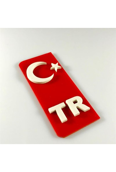Ömr Dizayn Hediye Tr Plakalık Kabartmalı Pleksi Arma
