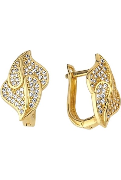 Pirnus Diamond - Altın Küpe - 14 Ayar Gramı 3,33