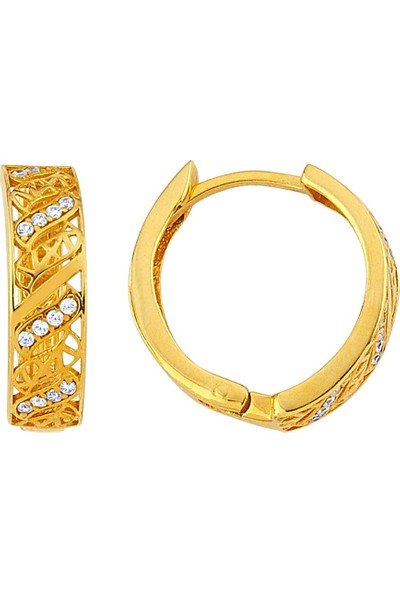 Pirnus Diamond - Altın Küpe - 22 Ayar Gramı 5,96