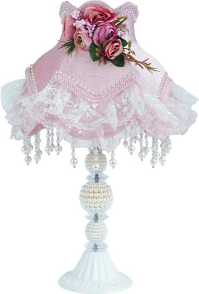 Omni Design AB0022 Dekoratif Abajur Gece Lambası Pembe Omni Design AB0022 Dekoratif Abajur Gece Lambası Pembe