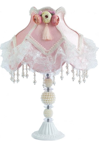 Omni Design AB0018 Dekoratif Abajur Gece Lambası Pembe Omni Design AB0018 Dekoratif Abajur Gece Lambası Pembe