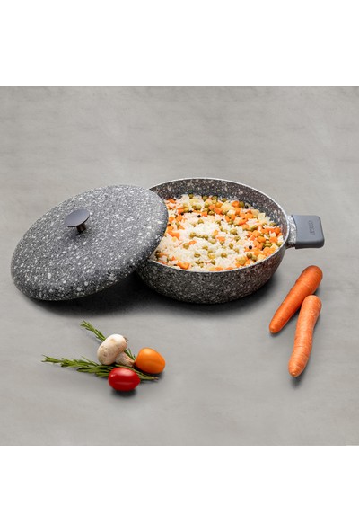 Emsan Perge Döküm 24 cm Pilav Tencere Emsan Perge Döküm 24 cm Pilav Tencere