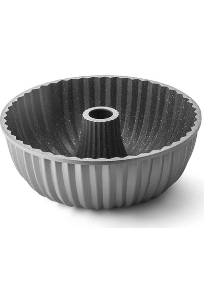 Emsan Griss Hardstone Gri Döküm Kek Kalıbı 24 cm Emsan Griss Hardstone Gri Döküm Kek Kalıbı 24 cm
