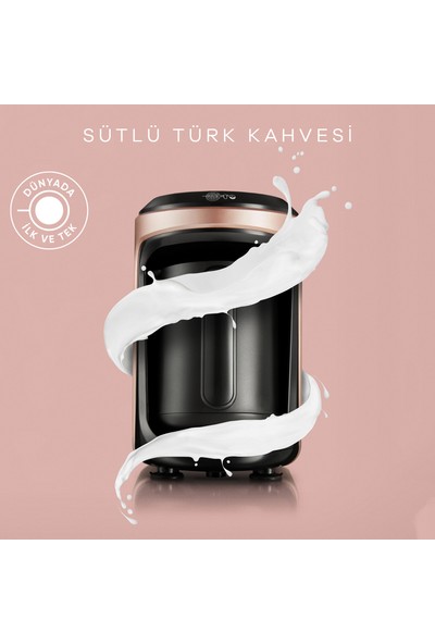 Karaca Hatır Hüps Sütlü Türk Kahve Makinesi Rosegold