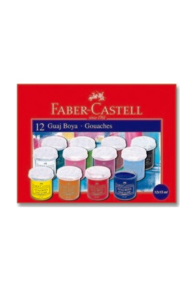 Faber-Castell Guaj Boya 15 ml 12'li