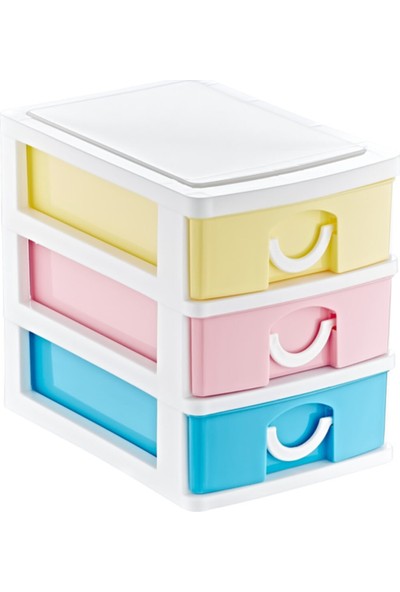 Bee Home 3 Çekmeceli Organizer Kutu