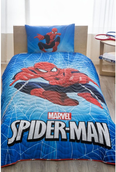 Taç Lisanslı Cpp Spiderman Skysca Yatak Örtüsü Seti