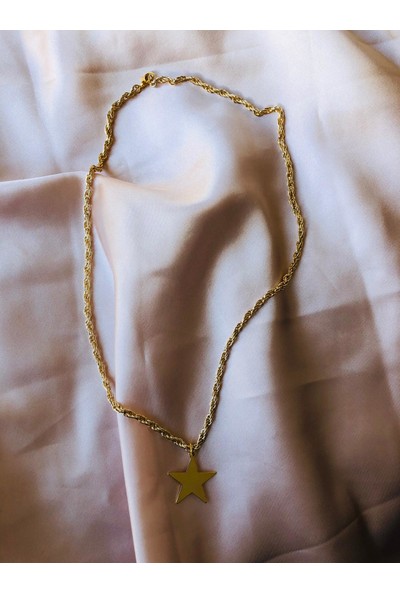 Bioaksesuar Kadın Yıldız Model Çelik Kolye Bioaksesuar Kadın Yıldız Model Çelik Kolye