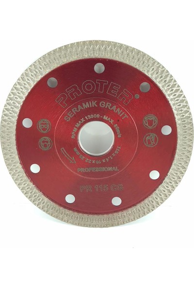 Proter PR115CG Granit Mermer Elmas Testere Proter PR115CG Granit Mermer Elmas Testere