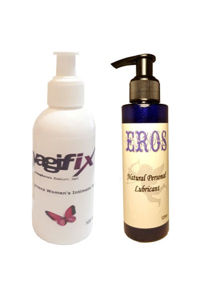 Hintohu Vagifix Cream Vajina Şekillendirici Sıkılaştırıcı Krem Vaginal Tightening Cream 120 ml + Eros Natural Personal Lubricant 125 ml Kayganlaştırıcı Hintohu Vagifix Cream Vajina Şekillendirici Sıkılaştırıcı Krem Vaginal Tightening Cream 120 ml + Eros Natural Personal Lubricant 125 ml Kayganlaştırıcı