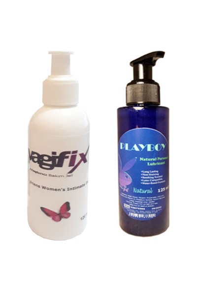 Hintohu Vagifix Cream Vajina Şekillendirici Sıkılaştırıcı Krem Vaginal Tightening Cream 120 ml + Playboy Natural Personal Lubricant 125 ml Kayganlaştırıcı Hintohu Vagifix Cream Vajina Şekillendirici Sıkılaştırıcı Krem Vaginal Tightening Cream 120 ml + Playboy Natural Personal Lubricant 125 ml Kayganlaştırıcı