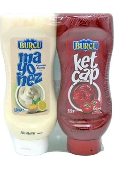Burcu Bitirim Ikili Acı Ketçap 650 gr + Mayonez 550 gr Burcu Bitirim Ikili Acı Ketçap 650 gr + Mayonez 550 gr