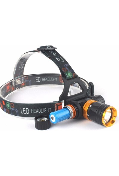 MARIN LED Sualtı Kafa Feneri + Şarjlı Pili