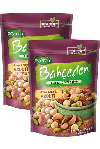 Peyman Bahçeden Ortaya Karışık Kuruyemiş 140 gr x 2