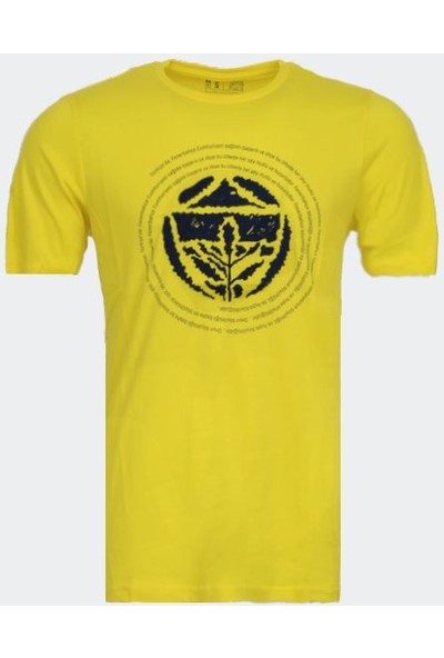 Fenerium Erkek Tribün Nakiş Logo T-Shirt
