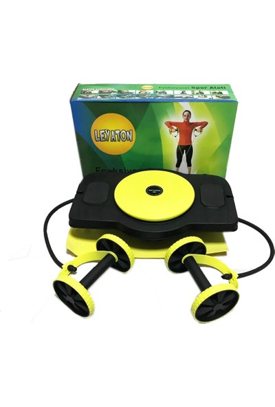 Leyaton Egzersiz Spor Aleti Fluss 5 Fonksiyonlu Twister Sarı