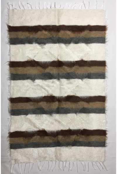 Kilim Dünyası Tek Kişilik Tiftik ve Yün Battaniye 118 x 178 cm