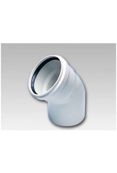 Dizayn 50X45 Pvc Dirsek 50'lik 45 Derece Pimaş Atık Su Borusu Dönüş Parçası Dizayn 50X45 Pvc Dirsek 50'lik 45 Derece Pimaş Atık Su Borusu Dönüş Parçası