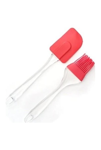 Sys Store Slikon Saplı Fırça ve Spatula Seti Sys Store Slikon Saplı Fırça ve Spatula Seti