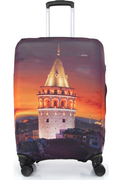 Hotowa Valiz Kılıfı Kabin Boy Galata