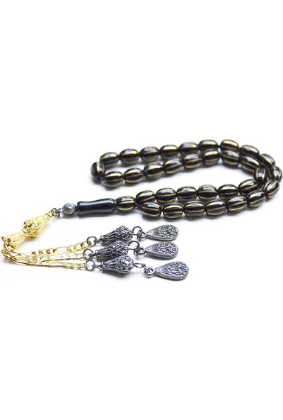 Birinci Tesbih İşlemeli Rus Oltu Taşı Tesbih