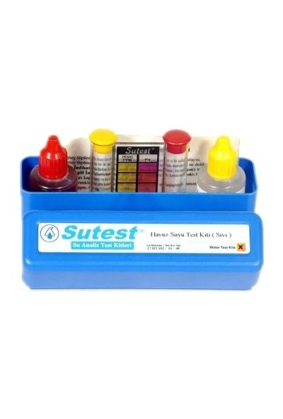 Sutest Sıvı Havuz Test Kiti Su Test Sutest Sıvı Havuz Test Kiti Su Test