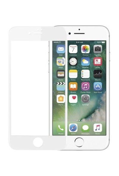 SKV Mobile Apple iPhone 7 Plus 8 Plus Tam Ekran Koruyucu Kırılmaz Cam