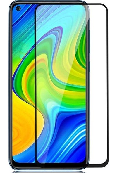 SKV Mobile Xiaomi Redmi Note 9 Tam Ekran Koruyucu Kırılmaz Cam