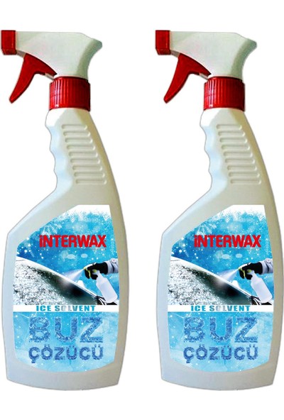 Interwax Cam Buz Çözücü Sprey 750 ml (2 Adet)