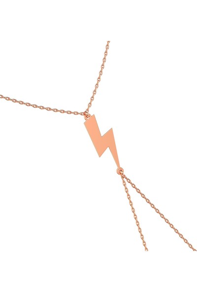 İndigo Takı Sade Şimşek Rose Gümüş Şahmeran İndigo Takı Sade Şimşek Rose Gümüş Şahmeran