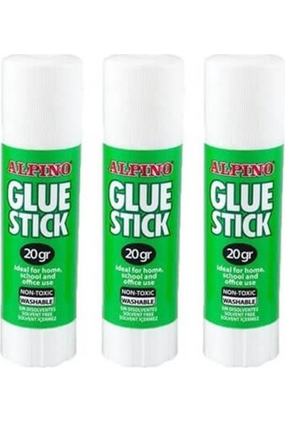 Alpino GS-010 Stick Yapıştırıcı 20 gr 3lü